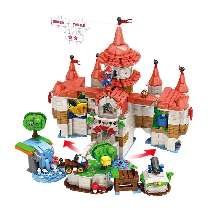 Super Mario Castle Building Blocks Set EU New Arrival