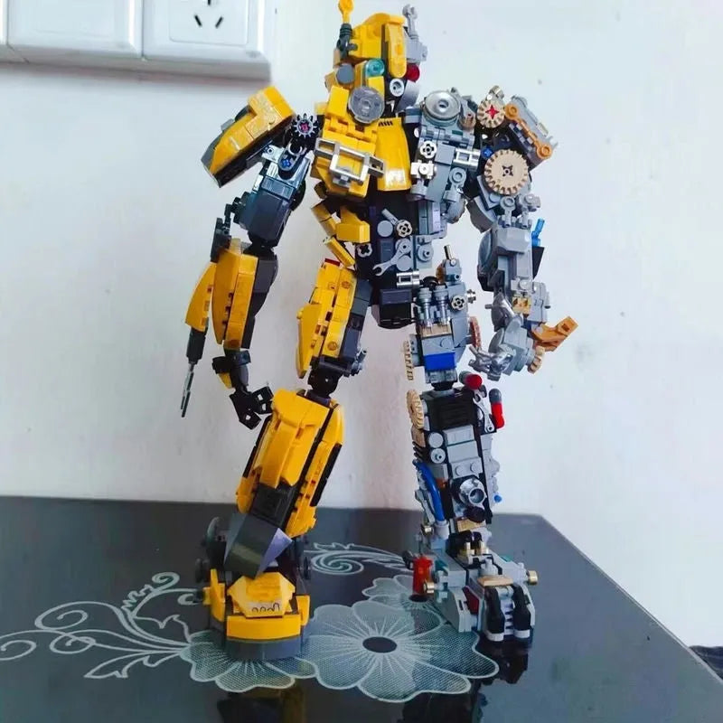 Super Bumblebee Mecha Robot Building Blocks Toy