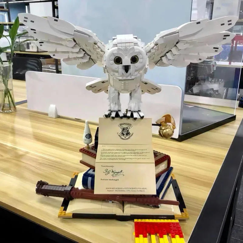 Harry Potter Building Blocks MOC Hogwarts Icons Toy