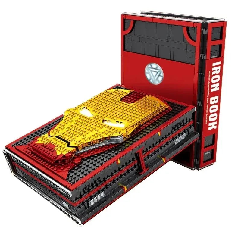 MOC Super Hero Iron Man Building Blocks Book Bricks