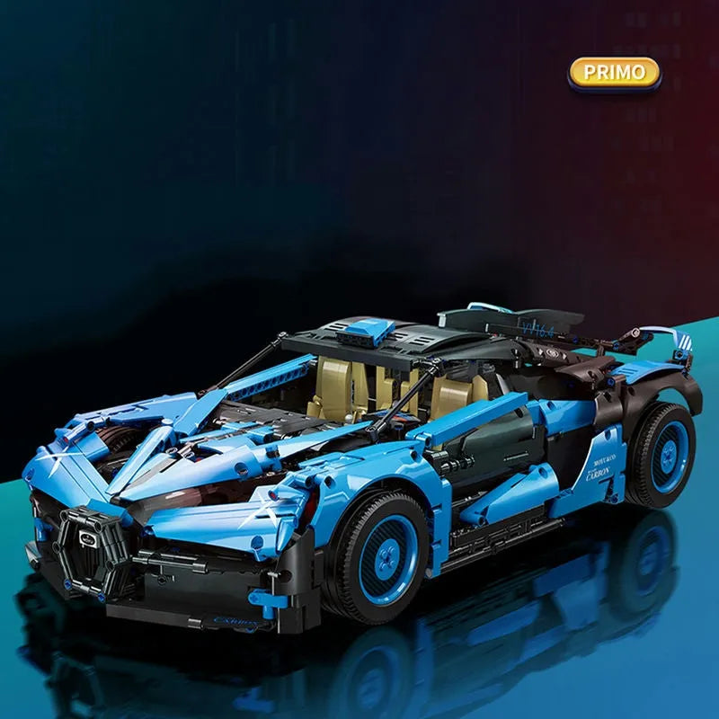 Building Blocks MOC Bugatti Bolide Sports Car Toys