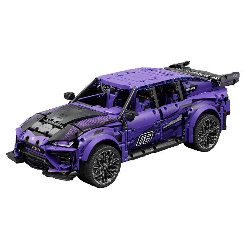 MOC Tech Racing Car Bricks Sports SUV Toy Building Set