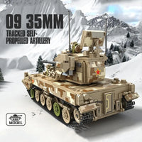 MOC WW2 Military Tacked Building Blocks for Kids