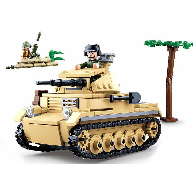 German Army Panzer Tank Building Block Toy Set