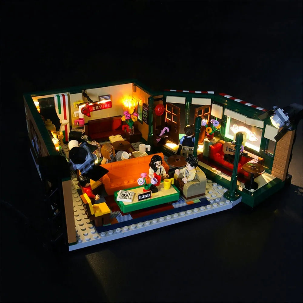 LED Light Set for Central Perk Ideas 21319 Building Toys