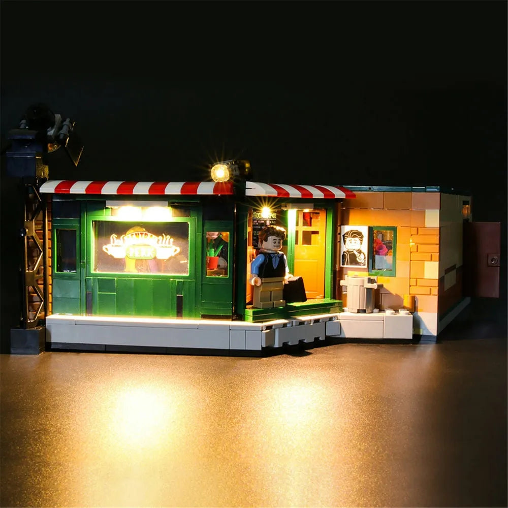 LED Light Set for Central Perk Ideas 21319 Building Toys