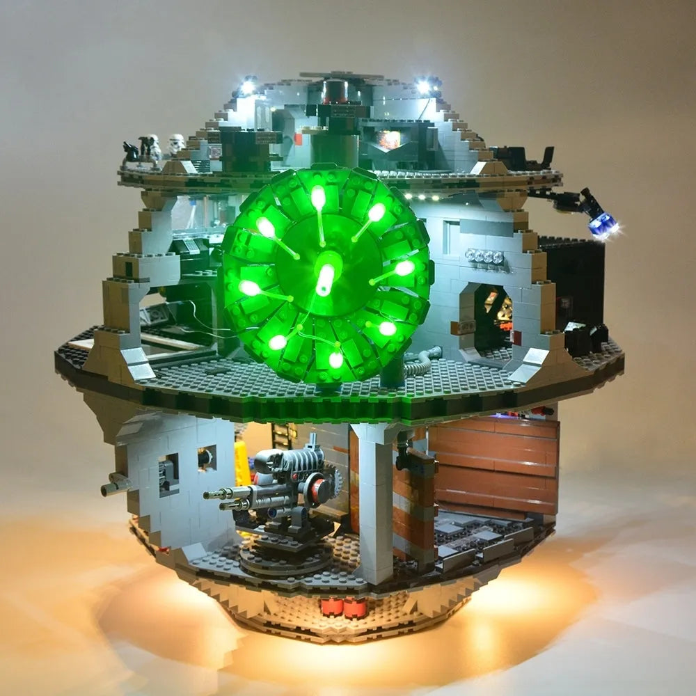 LED Lighting Set for 10188 Death Star Building Blocks